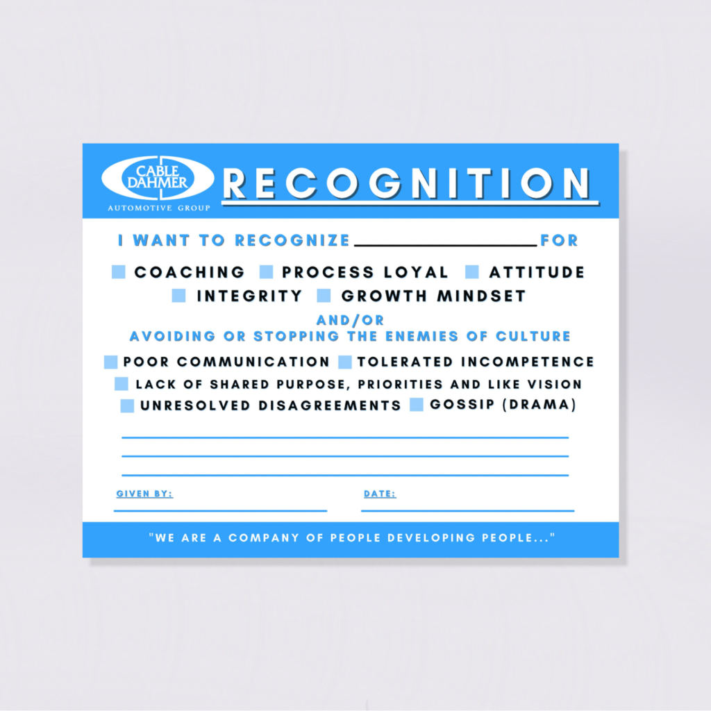 Recognition Cards – The MCM Store