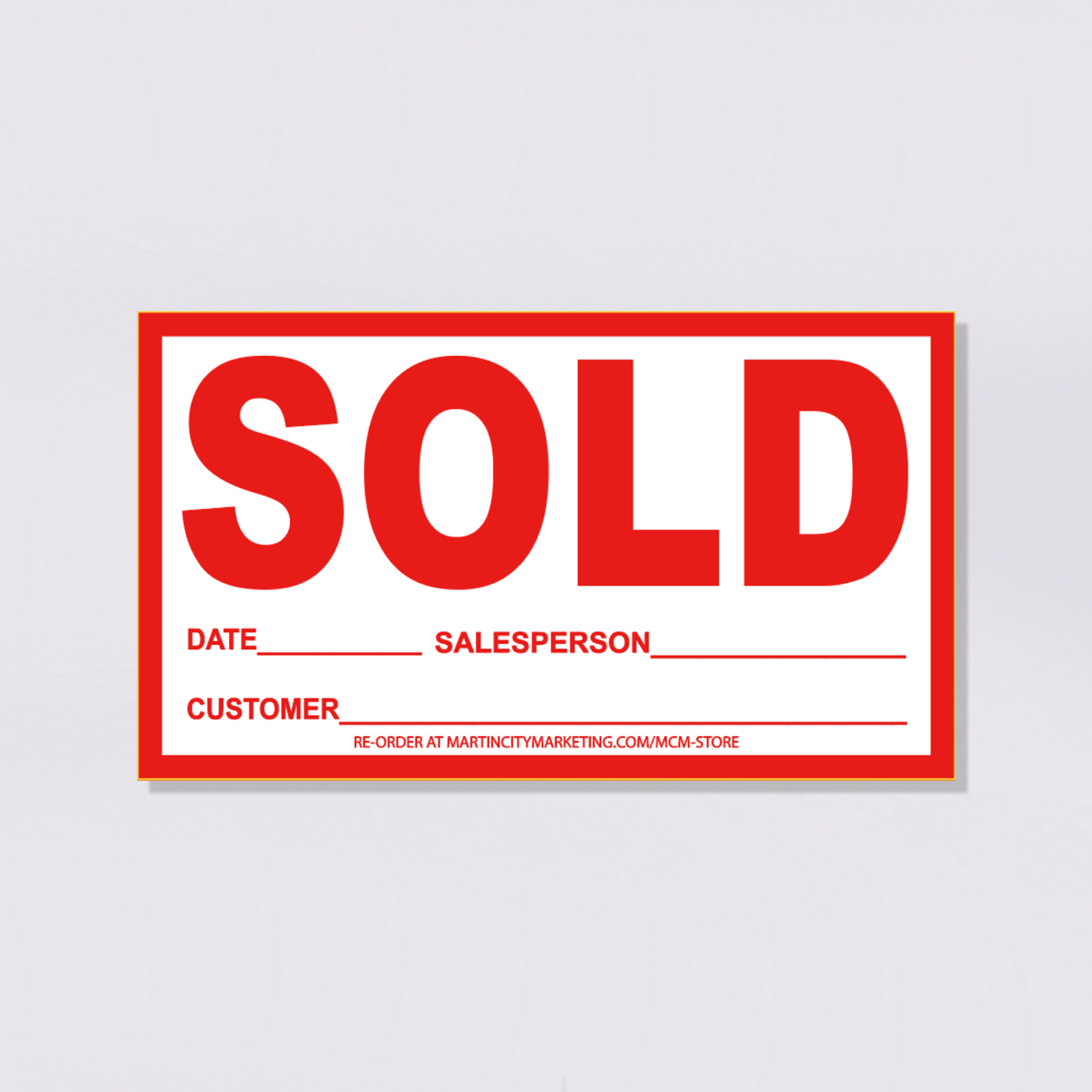 Sold Stickers – The MCM Store