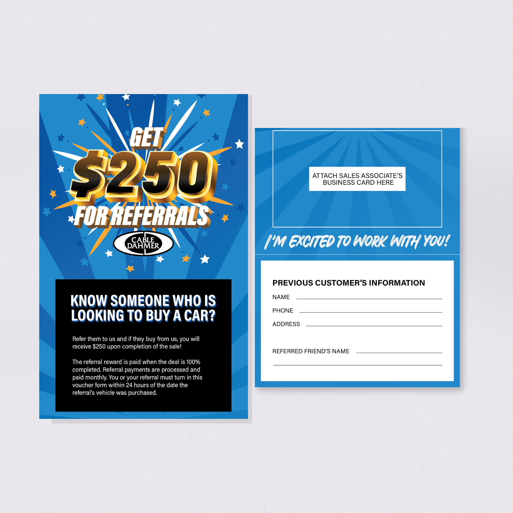 Referral Cards – The MCM Store